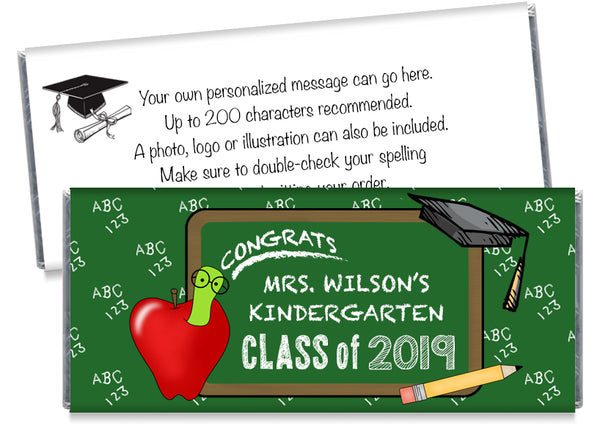 Apple Grad Elementary School Graduation Candy Bar Wrappers ...
